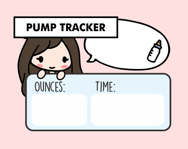 Pump Tracker Sarah Stickers - Stickies by C&S