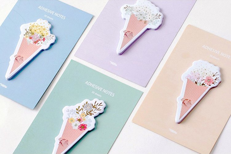 Flower Bouquet Sticky Notes - Stickies by C&S